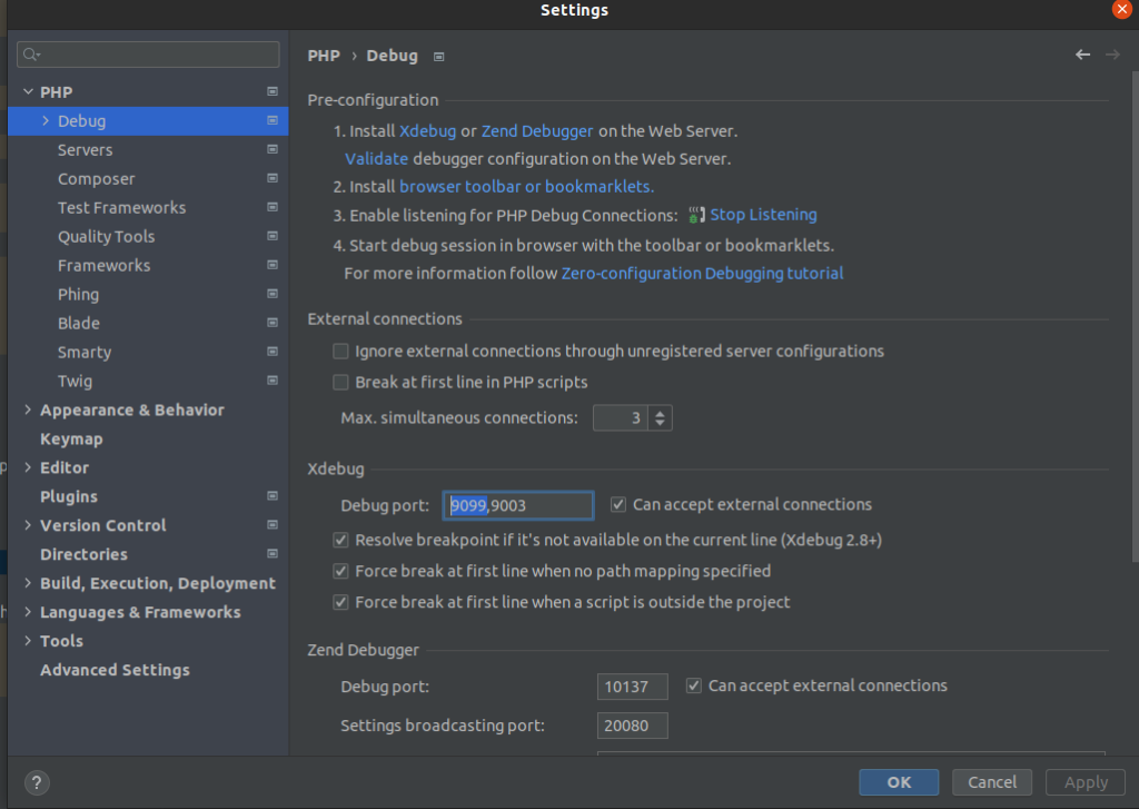 Debug Magento Cloud project with Xdebug